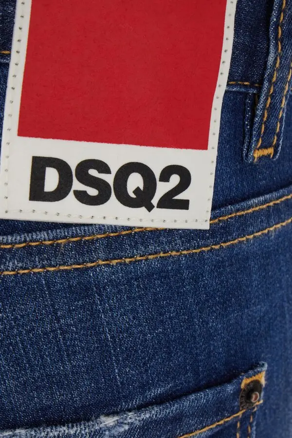 Dsquared2 Distressed Wash Jeans - Multicolor