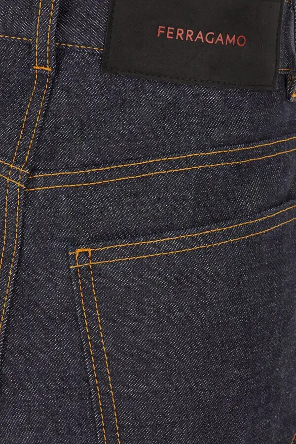 FERRAGAMO Dark Wash Denim Jeans