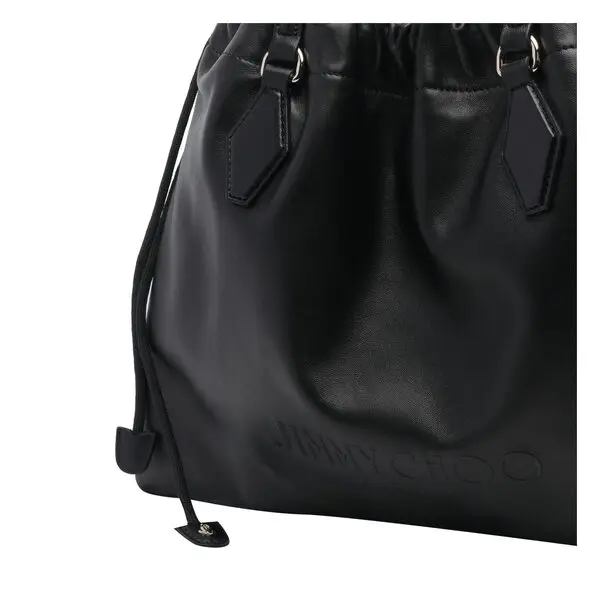 JIMMY CHOO Large Drawstring Tote Bag