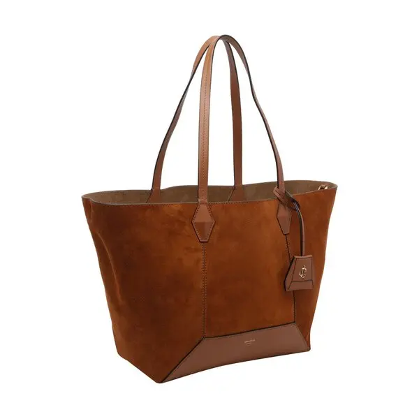 JIMMY CHOO Medium Diamond Tote Bag - Brown