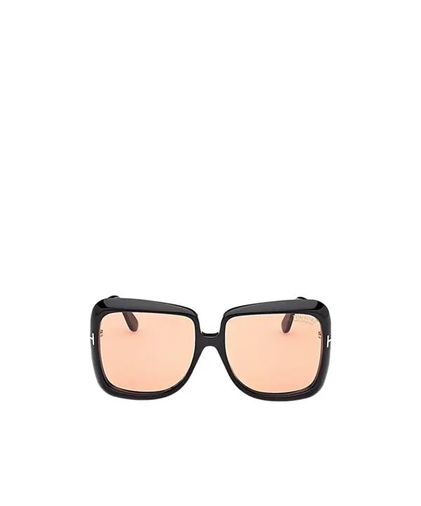 TOM FORD Lorelai Oversized Frame Sunglasses - Nude