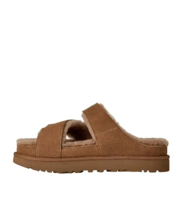 UGG Greenport Suede Slippers With Criss-cross Straps