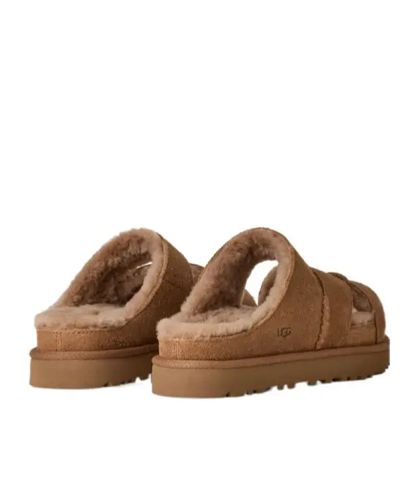 UGG Greenport Suede Slippers With Criss-cross Straps
