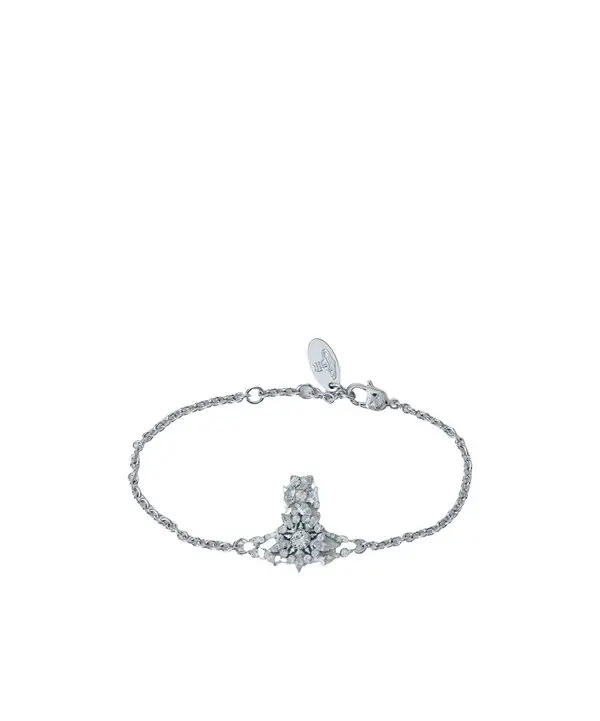 VIVIENNE WESTWOOD Mariette Crystal Bracelet - Gray