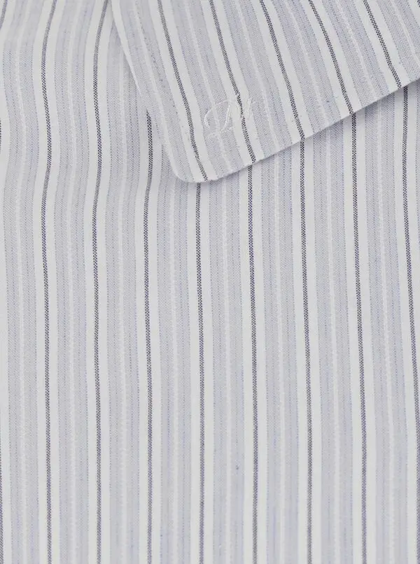 DUNST Holiday Striped Short-sleeve Shirt