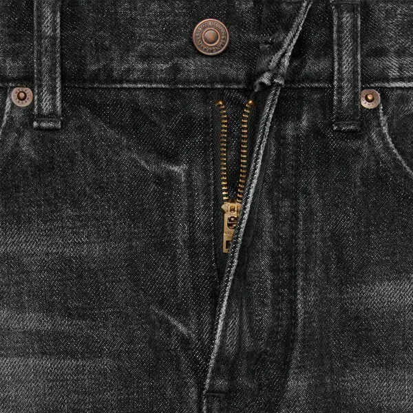 Celine Flared Surf Jeans In Ice Rinse Denim