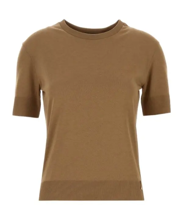 Herno Short-sleeved Crewneck Knitted Jumper