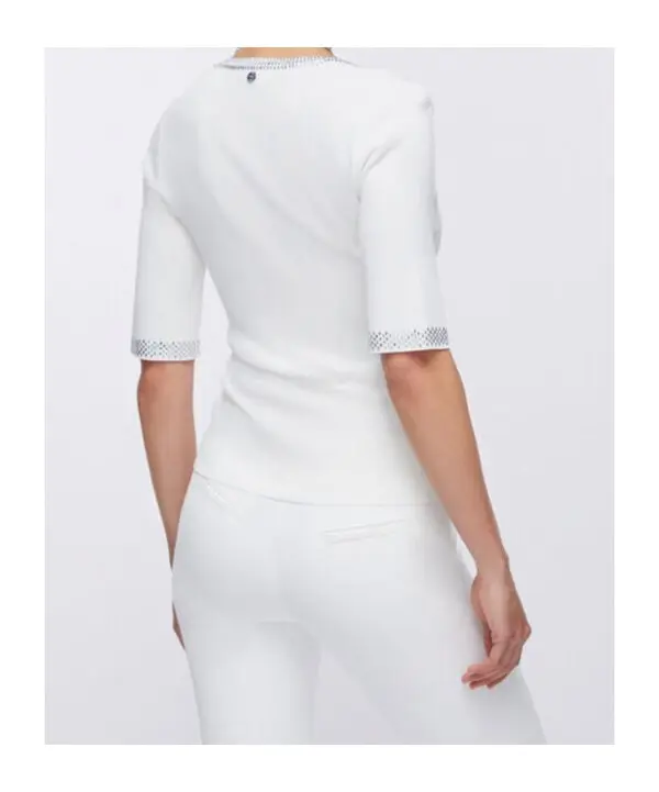 Liu Jo Embellished V-neck Jumper