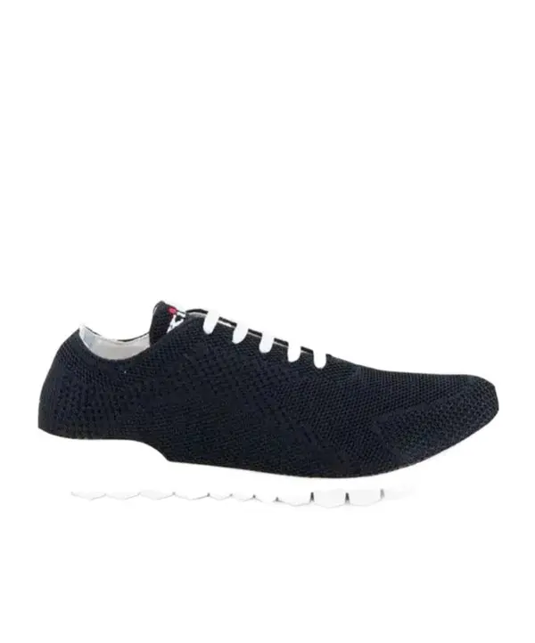 Kiton Lace-up Sneakers With Embroidered Logo