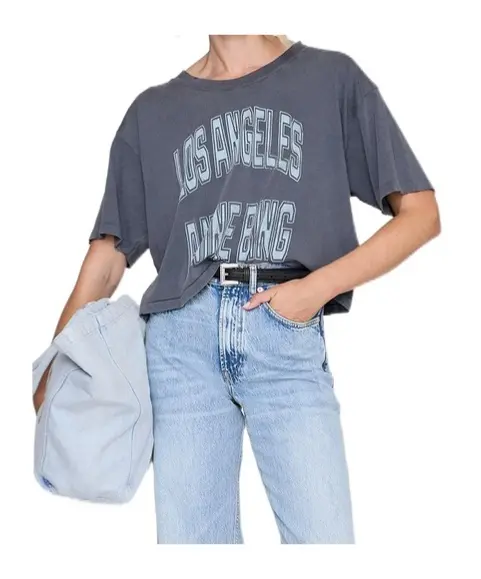ANINE BING Johnny Cropped T-shirt