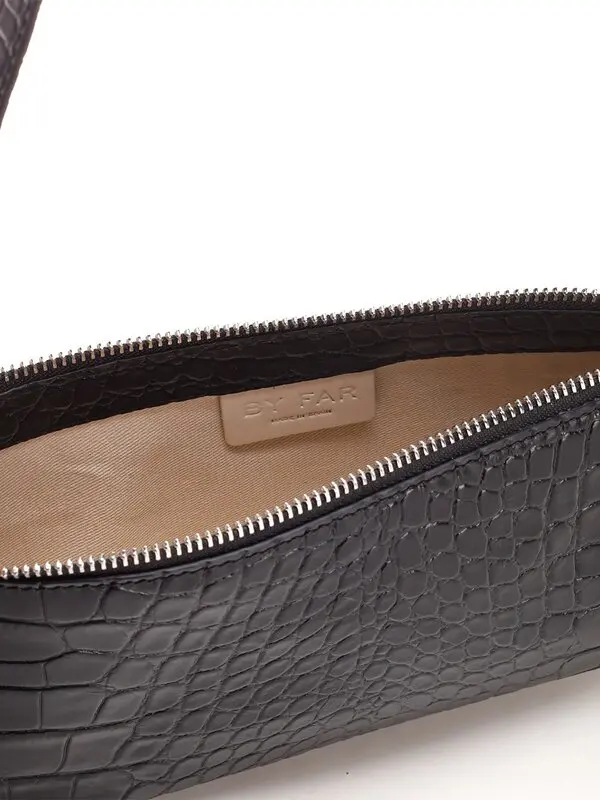 By Far Imitation Crocodile Pattern Shoulder Bag