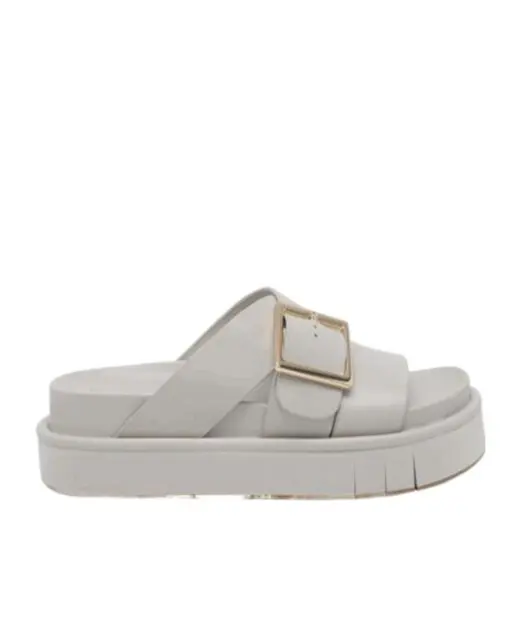 PALOMA BARCELO Platform Buckled Slide Sandals
