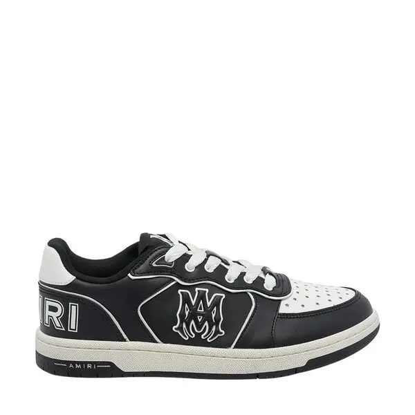 Amiri Newport Leather Sneakers - Black