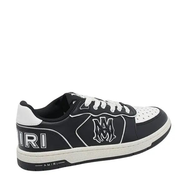 Amiri Newport Leather Sneakers - Black