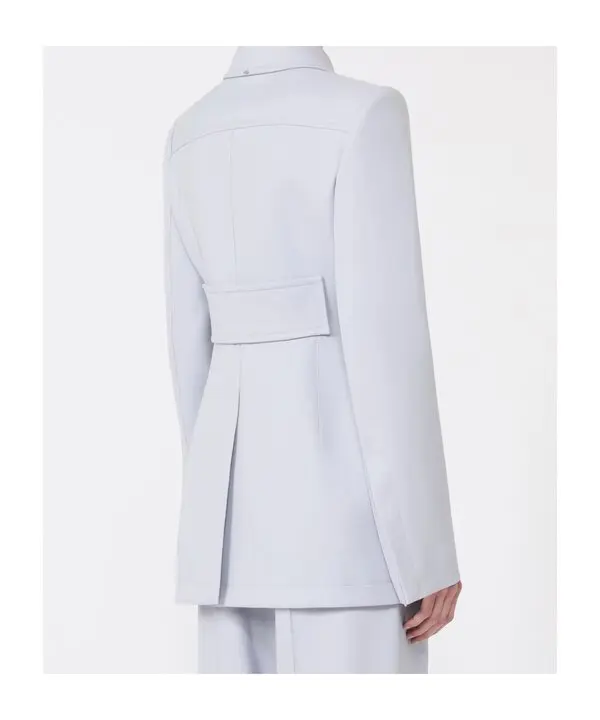 Max Mara Fitted Gabardine Shirt Jacket