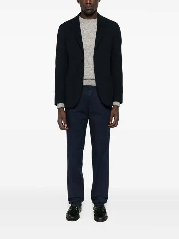 Brunello Cucinelli Crew Neck Long Sleeve Sweater - Gray
