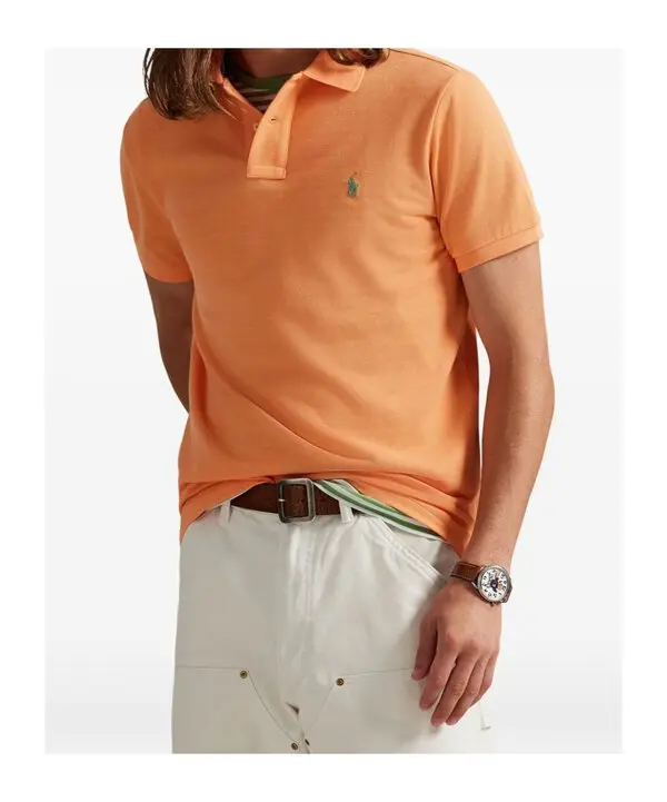 Ralph Lauren Polo Logo-embroidered Straight Hem Polo Shirt