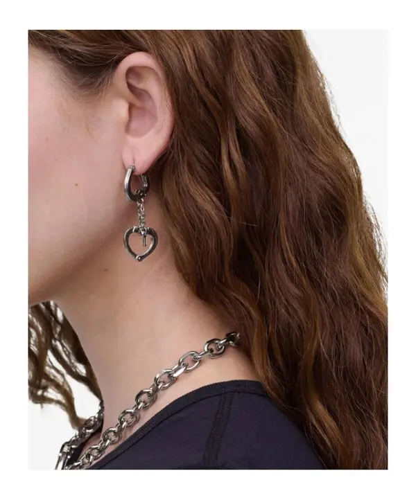 Marc Jacobs Heart Handcuff Drop Earrings