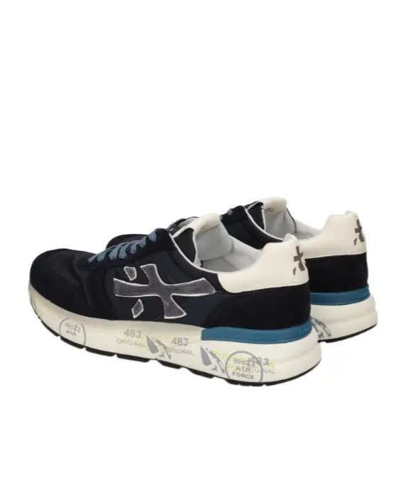 Premiata Lace-up Low-top Sneakers With Logo Detail