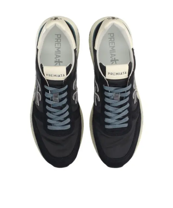 Premiata Lace-up Low-top Sneakers With Logo Detail