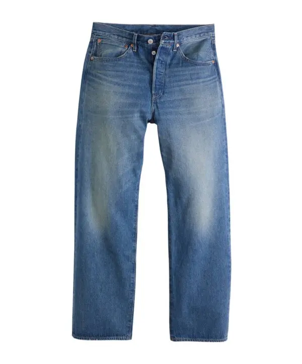 LEVI'S 501 Logo Patch Loose-fit Jeans - Blue