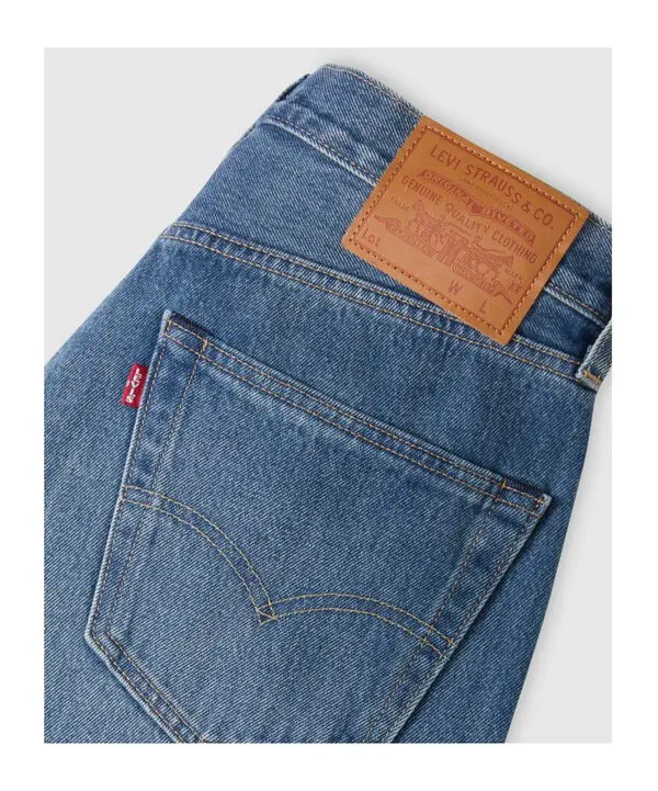 LEVI'S 501 Logo Patch Loose-fit Jeans - Blue