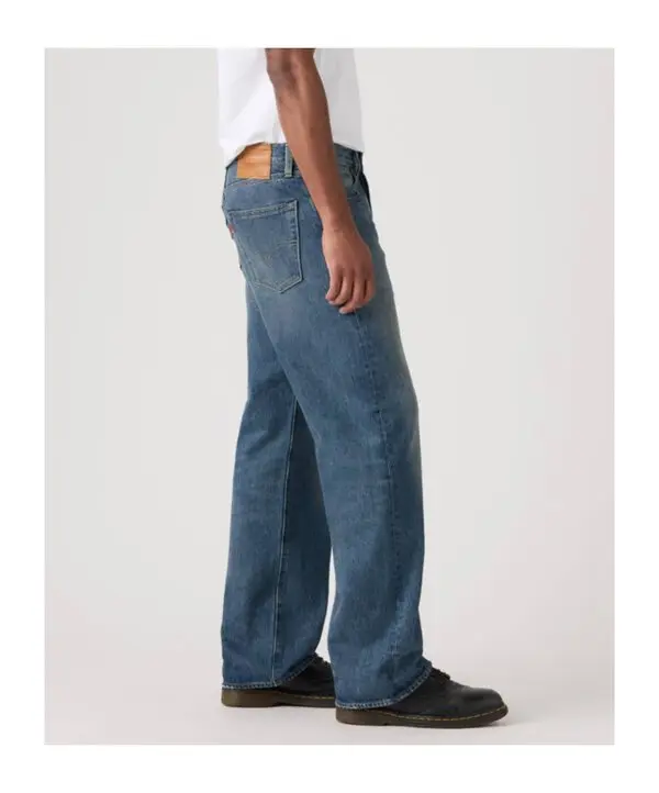LEVI'S 501 Logo Patch Loose-fit Jeans - Blue