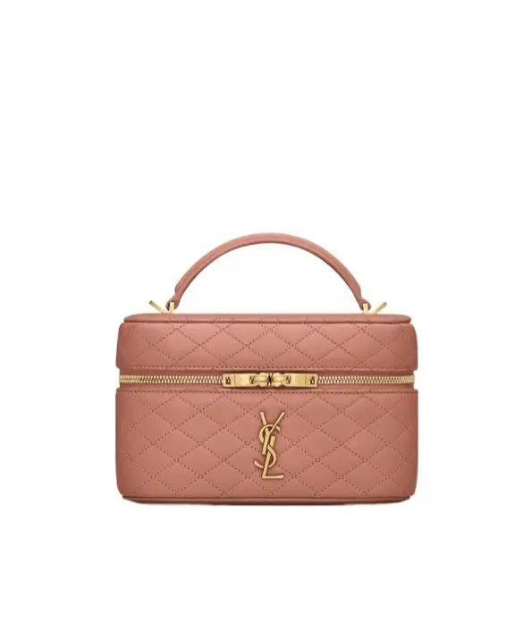Saint Laurent Gaby Vanity Bag - Brown