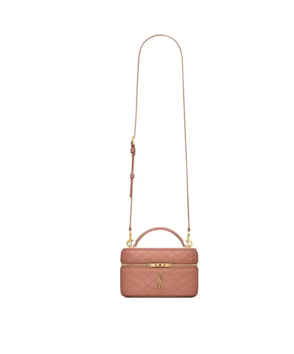 Saint Laurent Gaby Vanity Bag - Brown