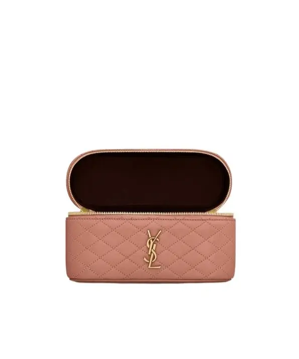 Saint Laurent Gaby Vanity Bag - Brown