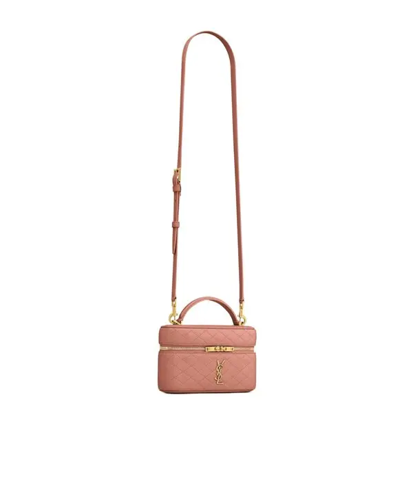 Saint Laurent Gaby Vanity Bag - Brown
