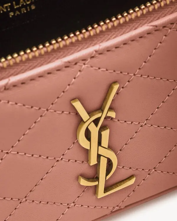Saint Laurent Gaby Vanity Bag - Brown