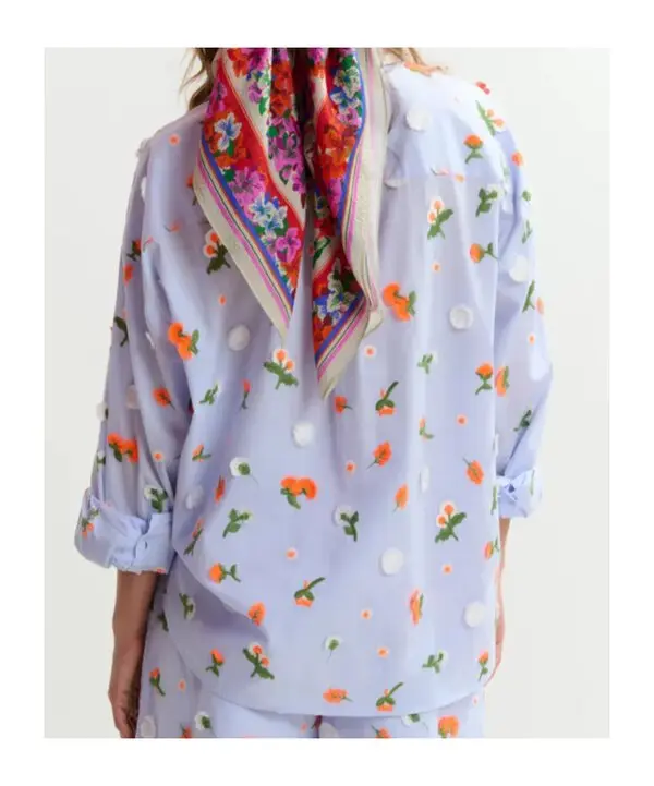 Essentiel Antwerp Floral Embroidered Shirt