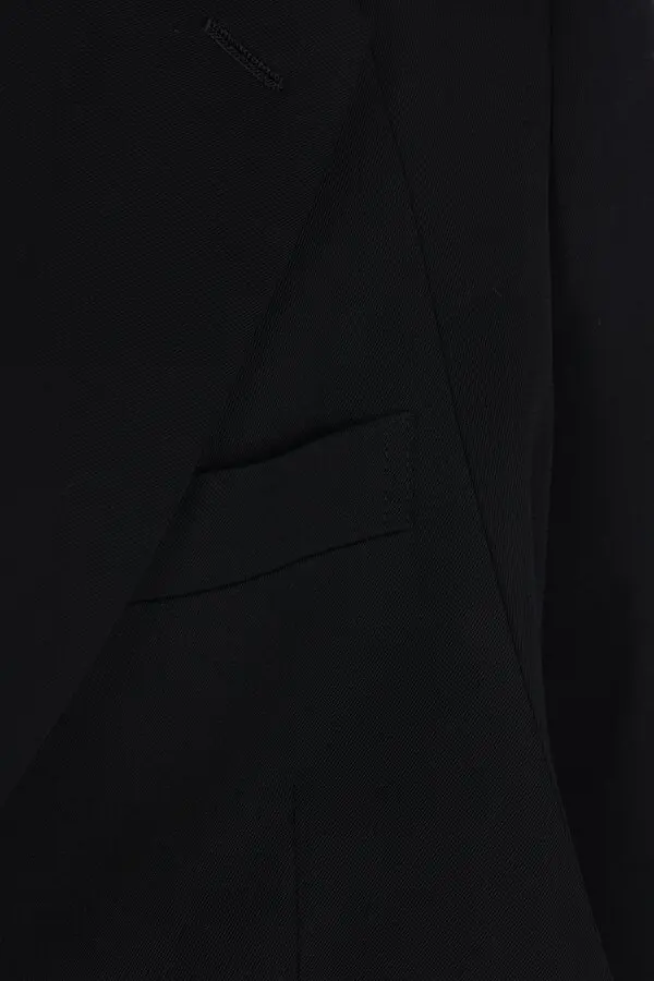 Comme Des Garçons Single-breasted Wool Coat