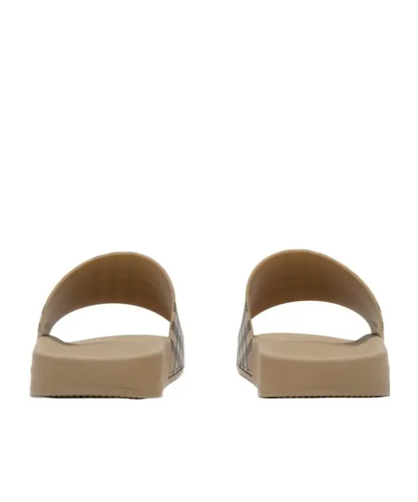 Burberry Checked Slip-on Slides