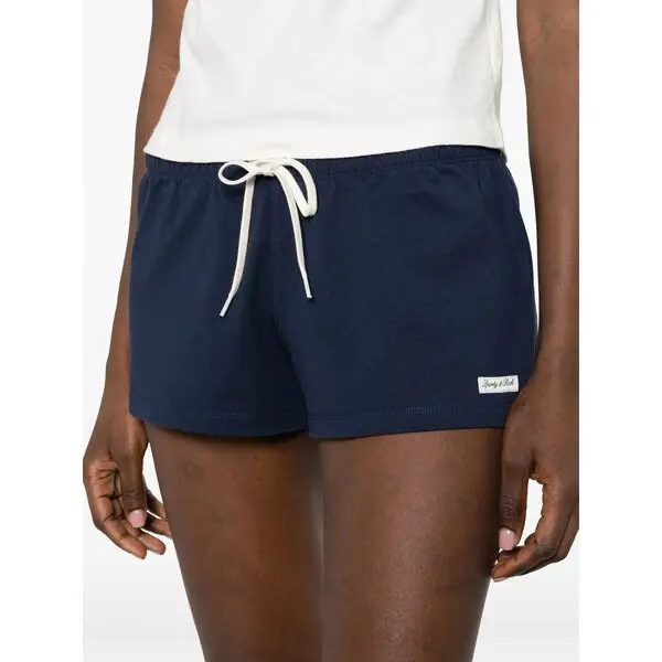 SPORTY  RICH Sporty & Rich Drawstring Shorts