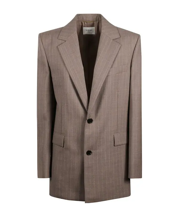 Saint Laurent Pinstripe Suit Jacket