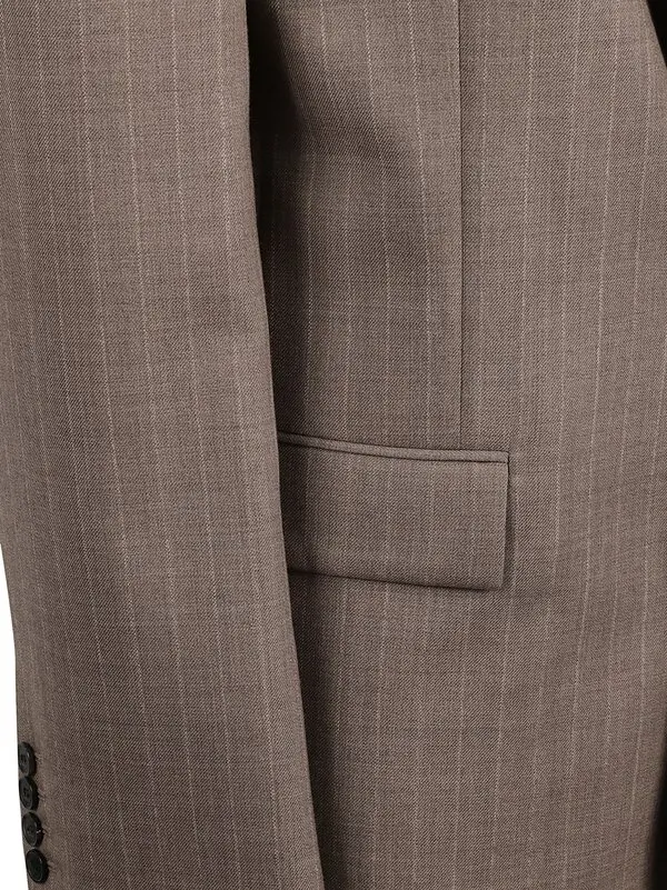 Saint Laurent Pinstripe Suit Jacket