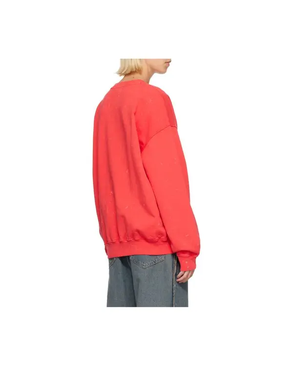 GANNI Graphic Sweatshirt - Red