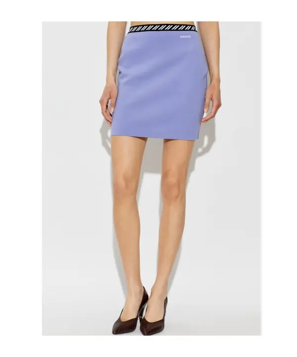 Versace Knitted Mini Skirt