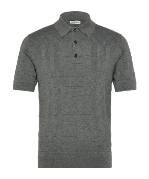 Burberry Check Cotton Polo Shirt