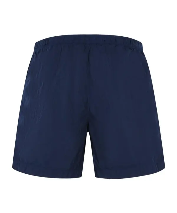 C.P. COMPANY Logo Patch Swim Shorts - Blue