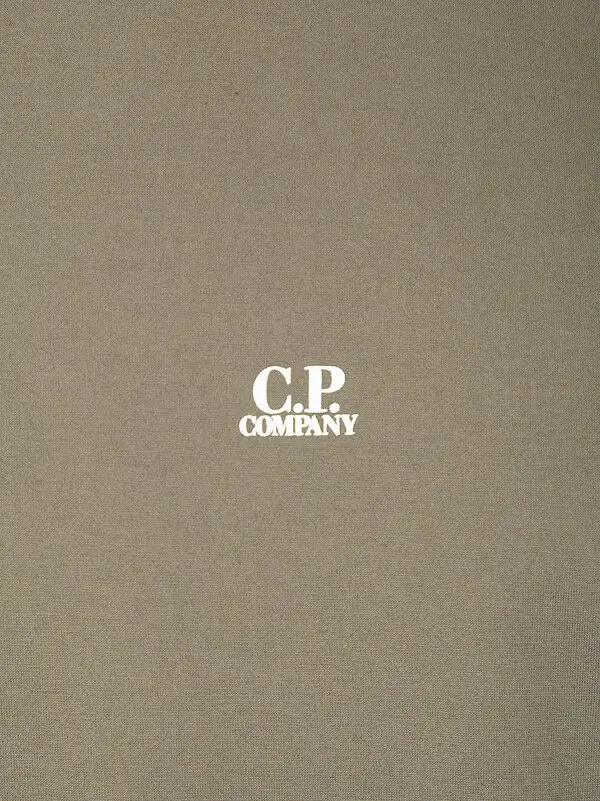 C.P. COMPANY Gasato Logo Short Sleeve T-shirt - Gray