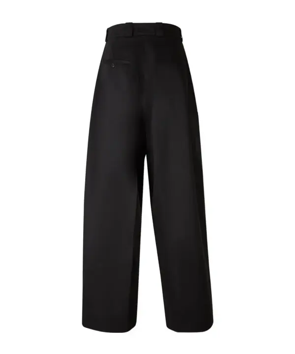 WILLY CHAVARRIA Wide-leg Trousers With Belt Loops And Tonal Stitching
