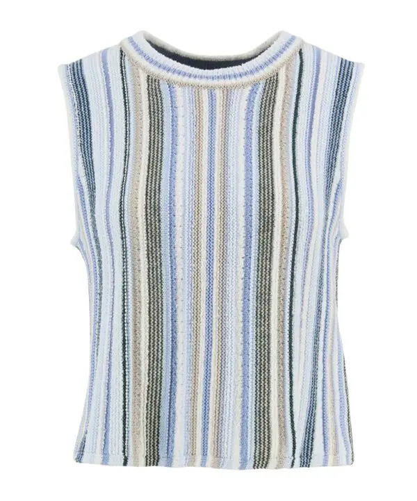 Barbour Josie Knitted Stripe Sleeveless Top
