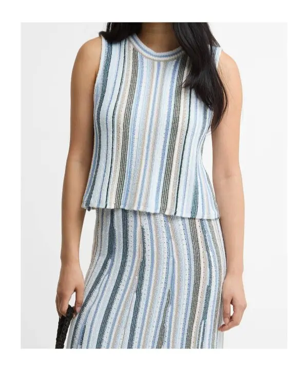 Barbour Josie Knitted Stripe Sleeveless Top