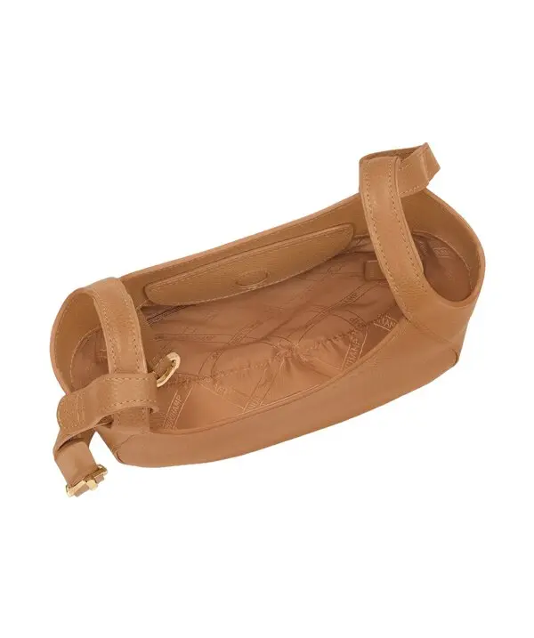 Longchamp Le Foulonné S Crossbody Bag - Walnut