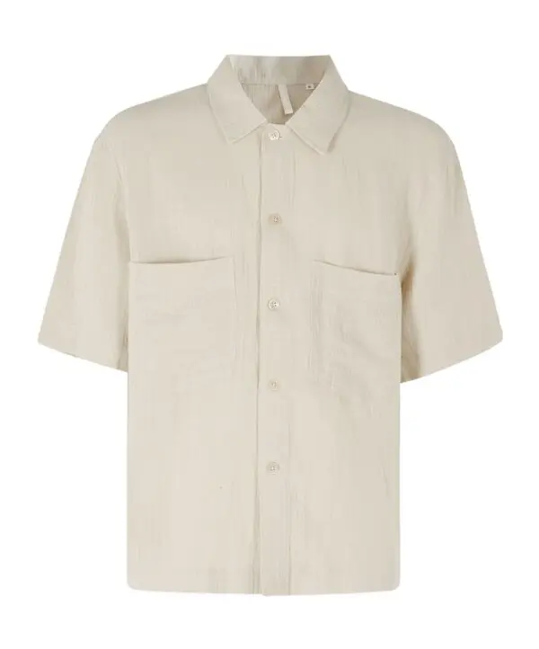 SUNFLOWER Camicia A Maniche Corte Con Colletto