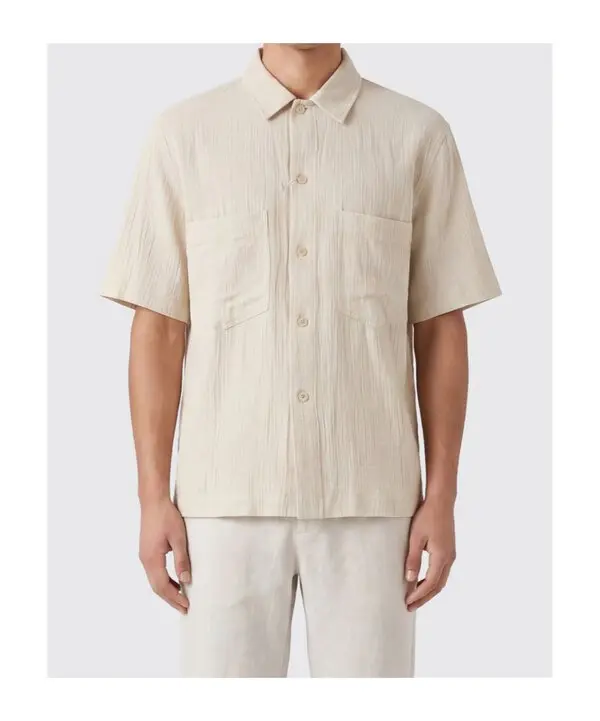SUNFLOWER Camicia A Maniche Corte Con Colletto