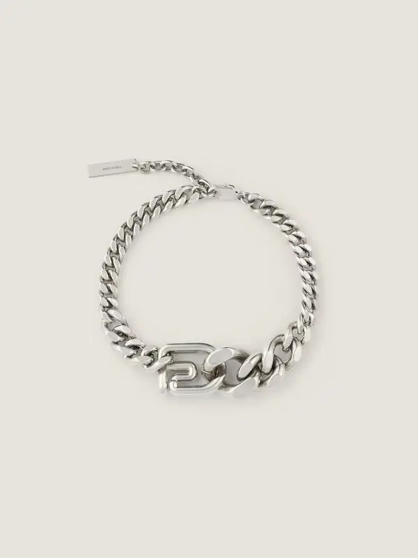 Givenchy Logo Plaque Chain Bracelet